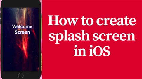 How To Create Splash Screen In Ios Xcode Apps Youtube