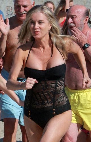 Eileen Davidson Gets Wet And Wild In A One Piece With Hubby Vince Van Patten