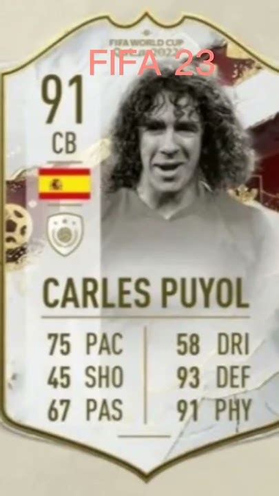 Evolution Of Puyol Fifa Cards Youtube