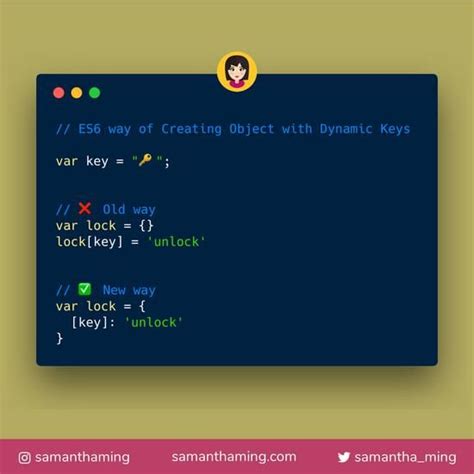 Es6 Way Of Creating Object With Dynamic Keys