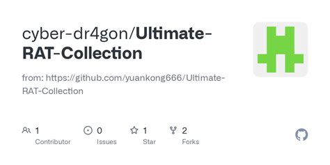 GitHub Cyber Dr4gon Ultimate RAT Collection From Https Github Com Yuankong666 Ultimate RAT