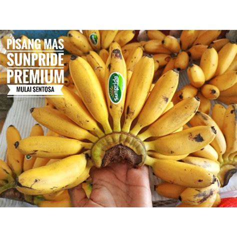 Jual Pisang Mas Sunpride Premium 1 Sisir Shopee Indonesia
