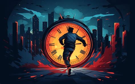 Premium Ai Image Steal Time Productivity Or Procrastination Problem