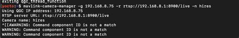 Mavlink Camera Manager Not Appearing On QGC ModalAI Forum