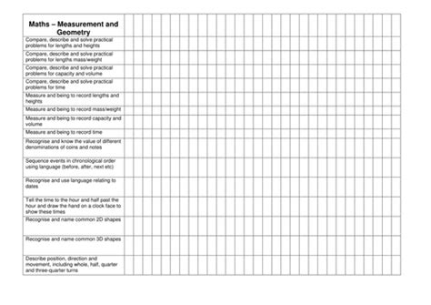 Year 1 Class Tracker For New 2014 Curriculum Teaching Resources