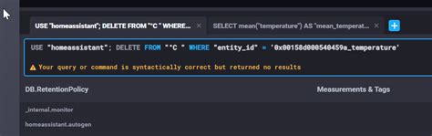 Influxdb Removing Or Deleting Data Home Assistant Os Home