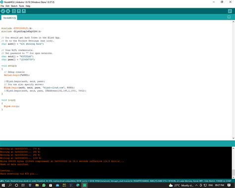 Nodemcu Is Connected To My Wifi But Blynk Is Still Offline Solved Blynk Community