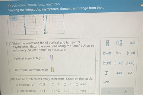 Solved Polynomial And Rational Functions Finding The