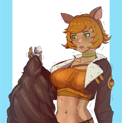 Rule 34 1girls 2d Anal Plug Animal Ears Buttplug Buttplug Tail Choker