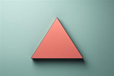 Premium Photo Photo Triangle Paper Shape With Copyspace