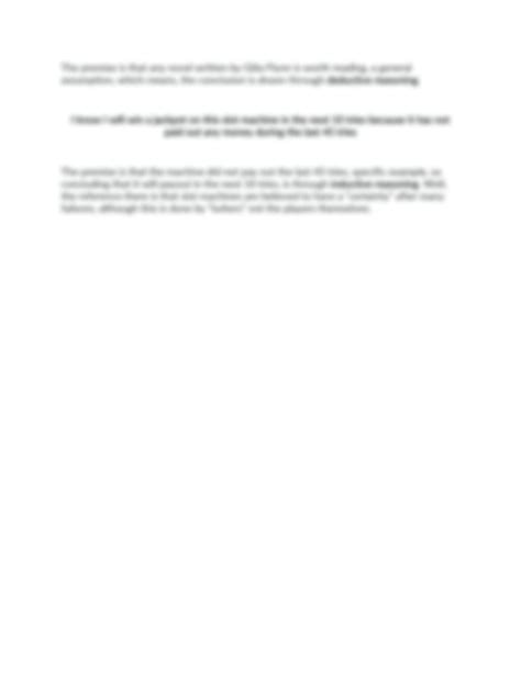 SOLUTION Inductive Vs Deductive Reasoning Studypool