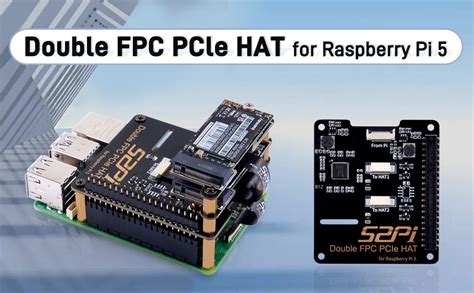 52pi Dual Fpc Pcie Hat For Raspberry Pi 5 B12 Hat 1 To 2 Pcie Interfa 52pi Store