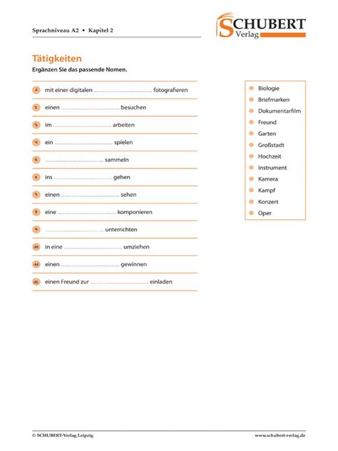 Onlineübungen Sprachniveau A2 Nomen Pdf