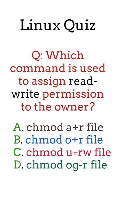 Linux Linuxcommands Quiz Linux Linuxtutorial Linuxinterviewquestions Technicalsupport