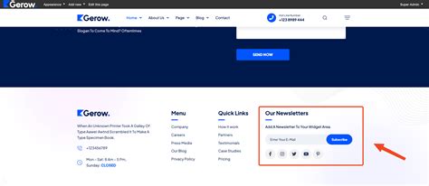 Usage Widgets Botble Documentation