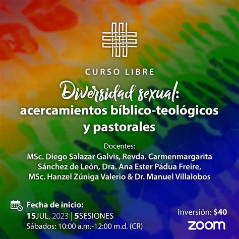Diversidad Sexual Acercamientos Bíblico Teológicos Y Pastorales