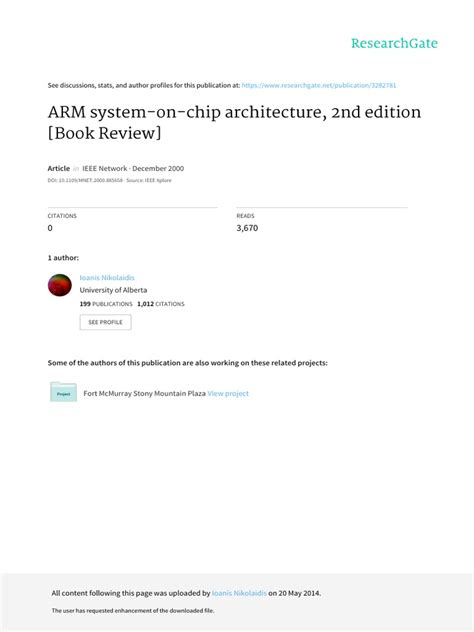 Arm System On Chip Architecture 2nd Edition Book R Pdf Arm Architecture Microprocessor