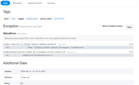 Python How To Find The Source Url Of An Exception In Sentry Stack