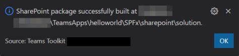 hello world with spfx teams microsoft learn