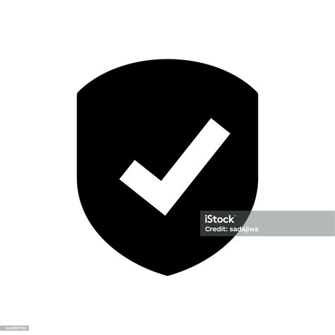 체크 마크 방패 간단한 평면 아이콘 벡터 그림입니다 확인 표시 아이콘 개념에 대한 스톡 벡터 아트 및 기타 이미지 개념 개념과 주제 고급 Istock