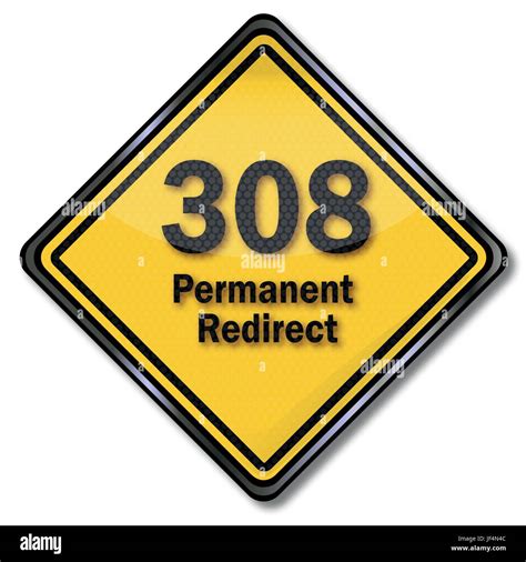 Error 308 Permanent Redirect Stock Vector Images Alamy