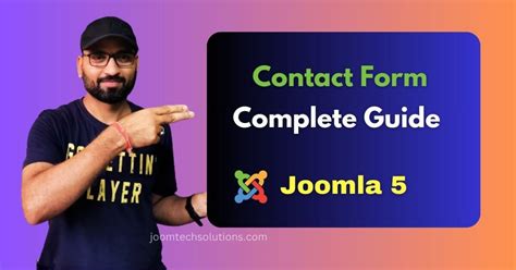How To Create Contact Form In Joomla 5 Joomtech Solutions