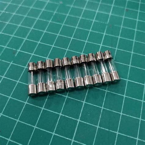 ฟิวส์ หลอดแก้ว Glass Fuse 6x30mm 250v F0 1a ถึง F30a G6x30f St 1 ตัว