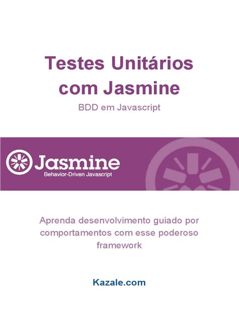 Testes Unitários Com Javascript E Jasmine Download Grátis Pdf Script Java Parâmetro