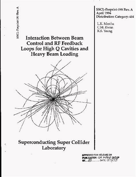 pdf interaction between beam control and rf feedback loops for high q