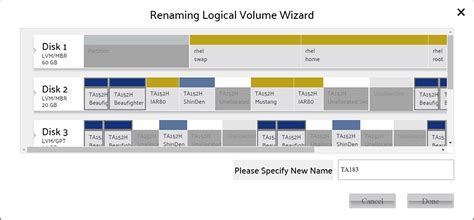 How To Rename Lv With Visual Lvm Manage Lvm With Visual Lvm From 0
