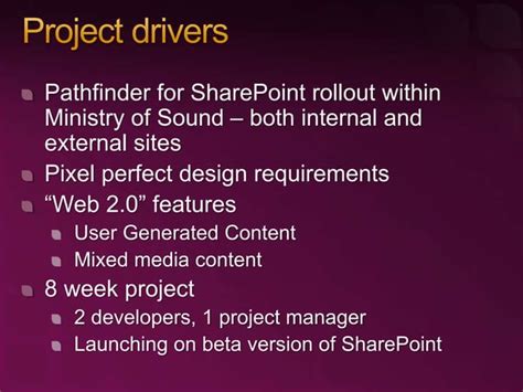 Anatomy Of A Dynamic SharePoint Website PPT