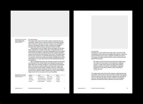Stephen Kelman A4 Single Column Report Grid System For Indesign