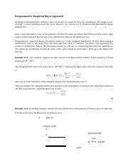 Nonparametric Empirical Bayes Approach Docx Nonparametric Empirical Bayes Approach As Always