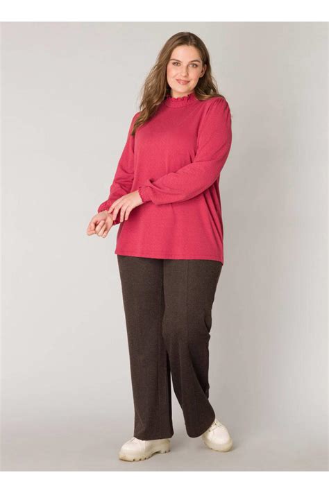 Yesta Top Met Ruches Roze Kopen Morgen In Huis Wehkamp