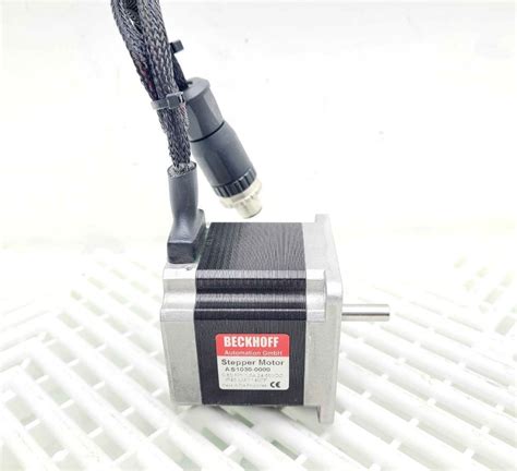 Beckhoff Stepper Motor As1030 0000 24 50vdc Used Motion