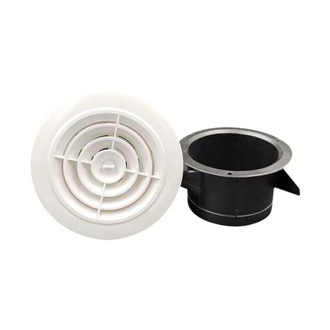 Abs Air Diffuser Round Ceiling Grilles Roof Air Vent For Hvac Air