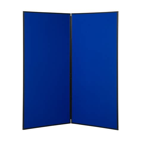 Large Folding Display Boards Blue 2 Panel From Panel Warehouse