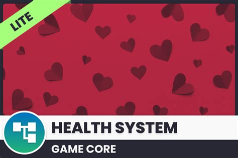 Game Core Health System Lite 게임 툴킷 Unity Asset Store