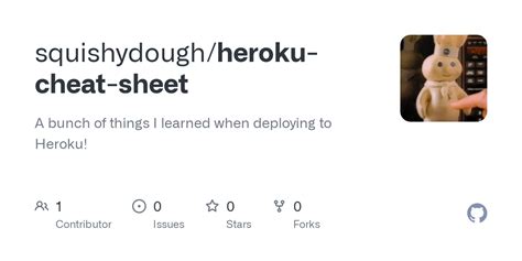 github squishydough heroku cheat sheet a bunch of things i learned