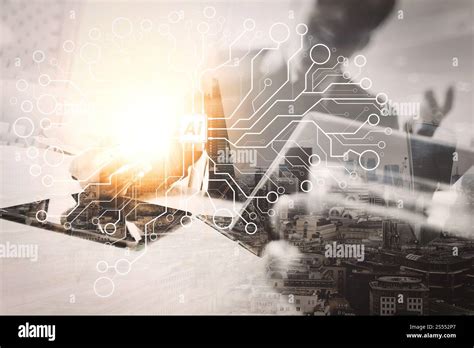 Artificial Intelligence Aimachine Learning With Data Mining Technology On Virtual Dachboard