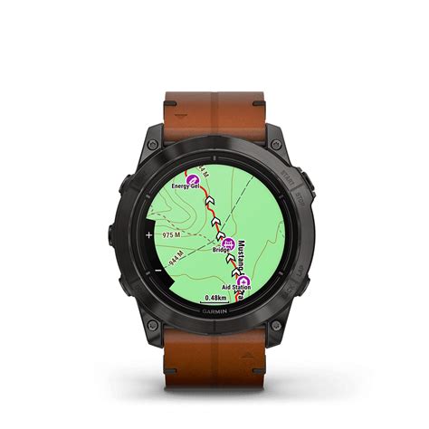 Garmin epix Pro (Gen 2) – Sapphire Edition 51mm, Carbon Gray, Leather ...
