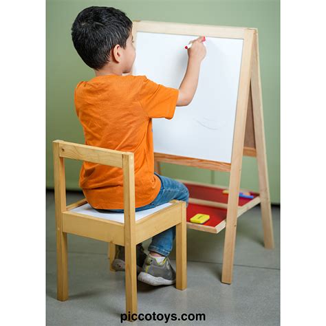 خرید تخته نقاشی چوبی دو طرفه مگنتی پایه دارقیمت و توضیحات کامل