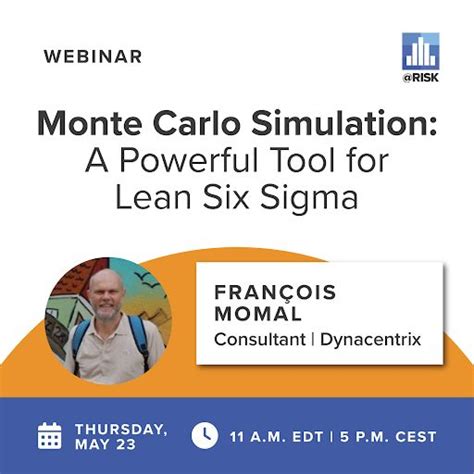 Webinar On Monte Carlo Simulation For Lean And Six Sigma Risk Posted On The Topic Linkedin