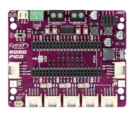 Robo Pico Expansion Board For Raspberry Pi Pico And Pico W Cytron