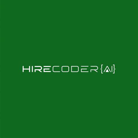 Modern Logo Design For Hirecoderai Freelancer