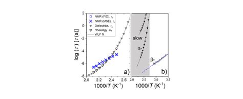 Temperature Dependence Of The Neat P2vp Segmental Relaxation Time
