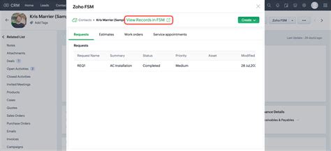 Zoho Fsm Zoho Fsm Extension For Zoho Crm Data Sync Via Zoho Booksinvoice