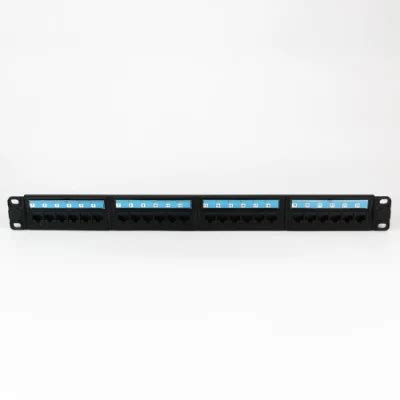 Modular Removable Industrial UTP Patch Panel 24 Port CAT6 China UTP Patch Panel And Cat 6