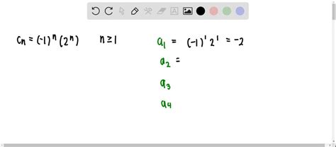 Solvedcompute The First Four Terms In Each Sequence Assume That Each