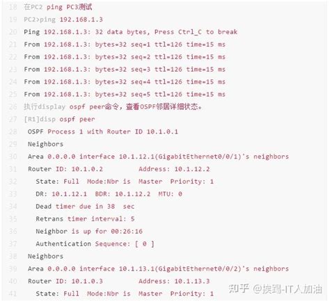 华为路由器OSPF配置 知乎